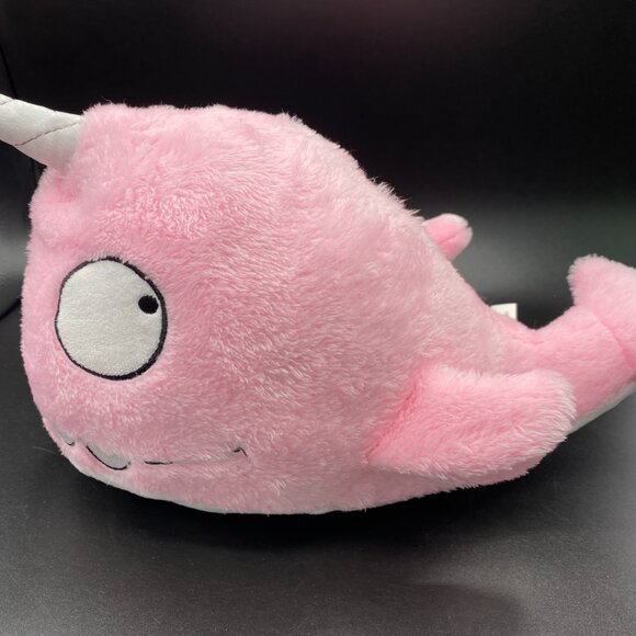Toys | Derpy Smiling Pink Narwhal Plush 7 Doll Stuffed Animal Toy ...